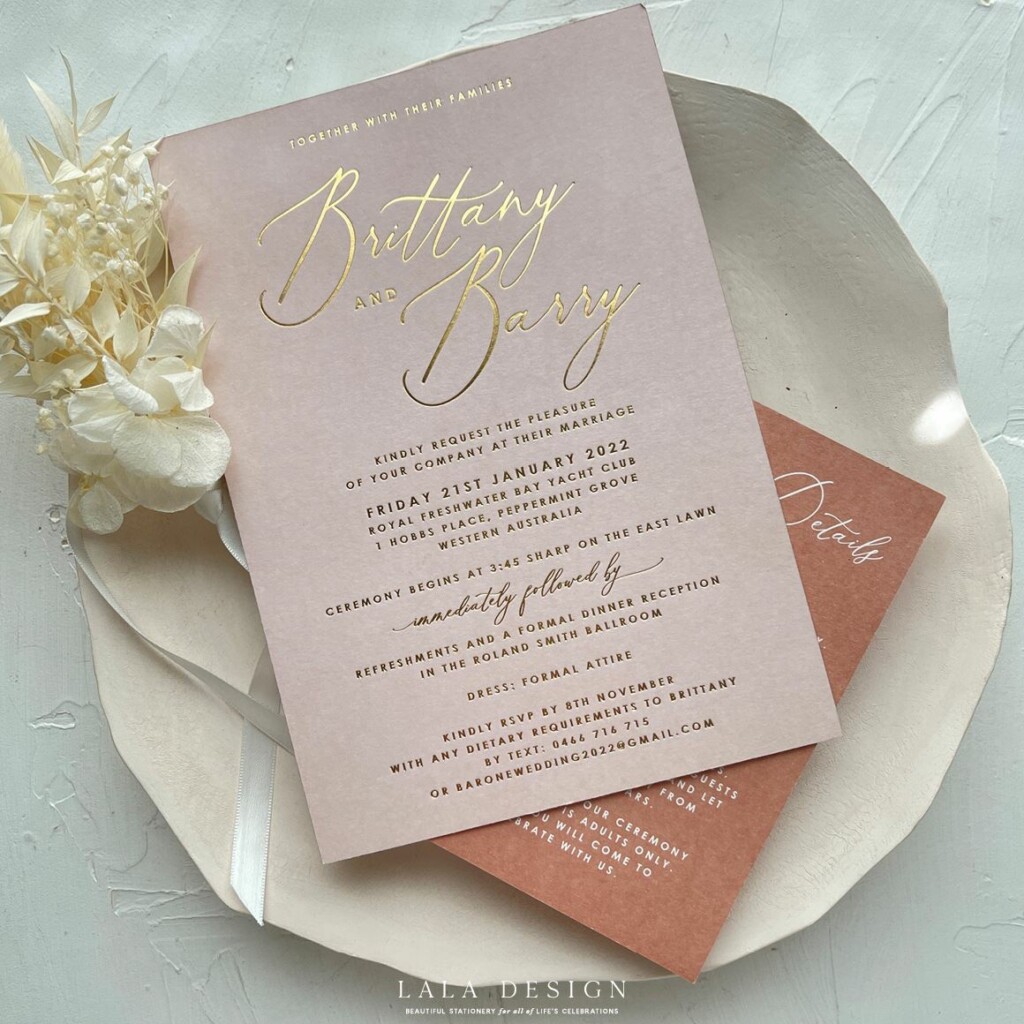 What to include in your wedding invitations