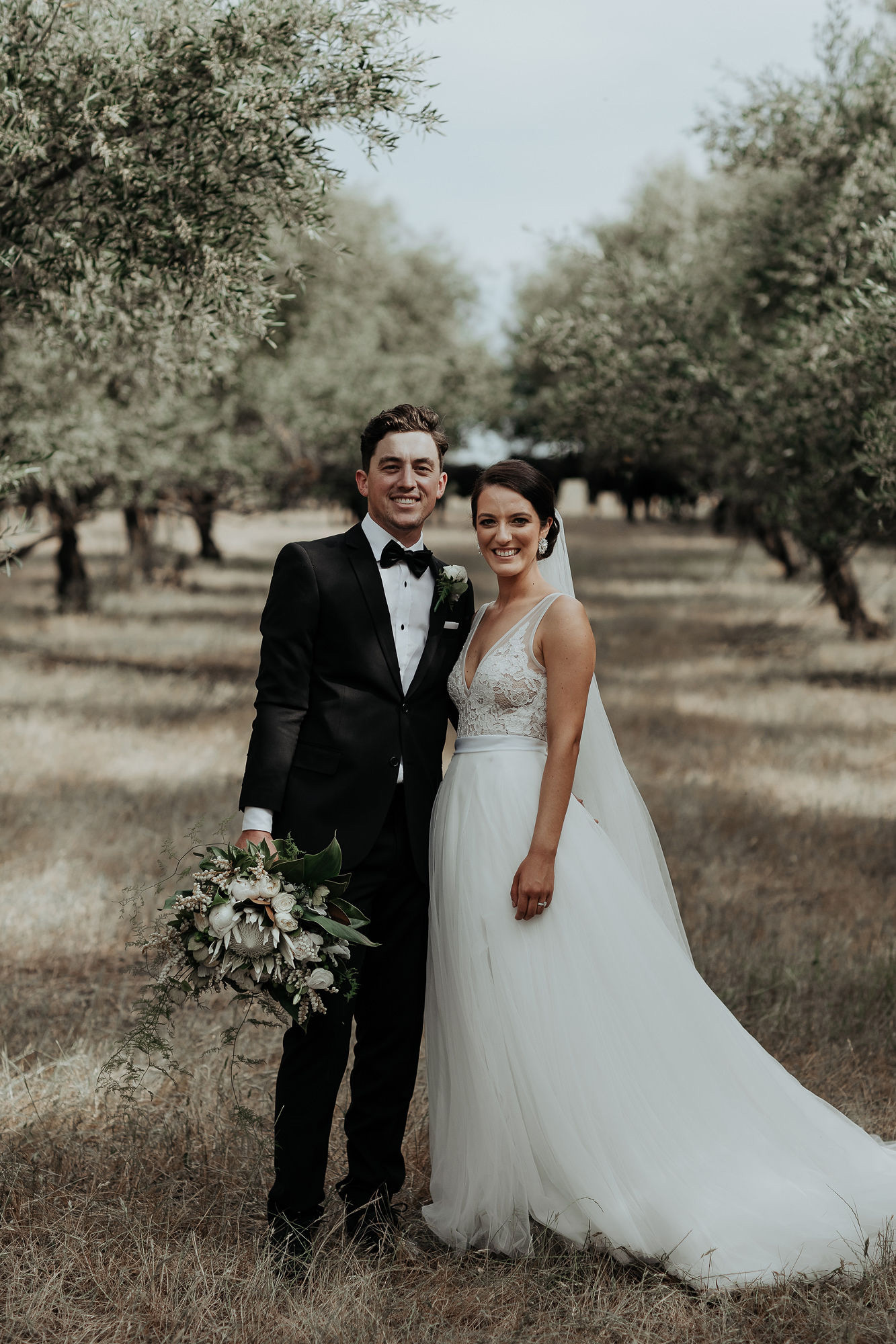 Better together: Jenna and Riley celebrate elegant wedding on stormy ...