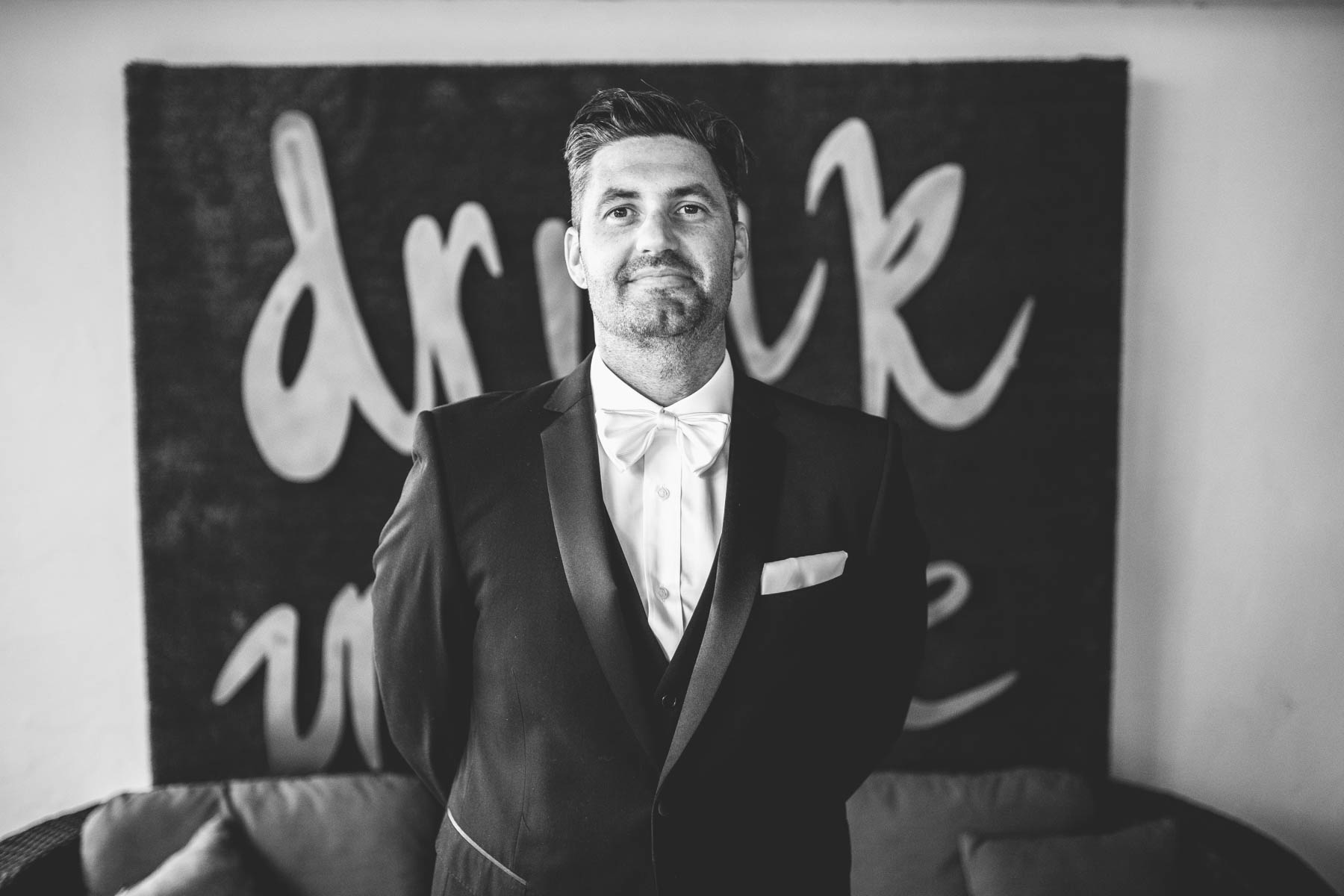 Bianca and Clinton's modern romantic wedding at Bundall Barber Shop ...
