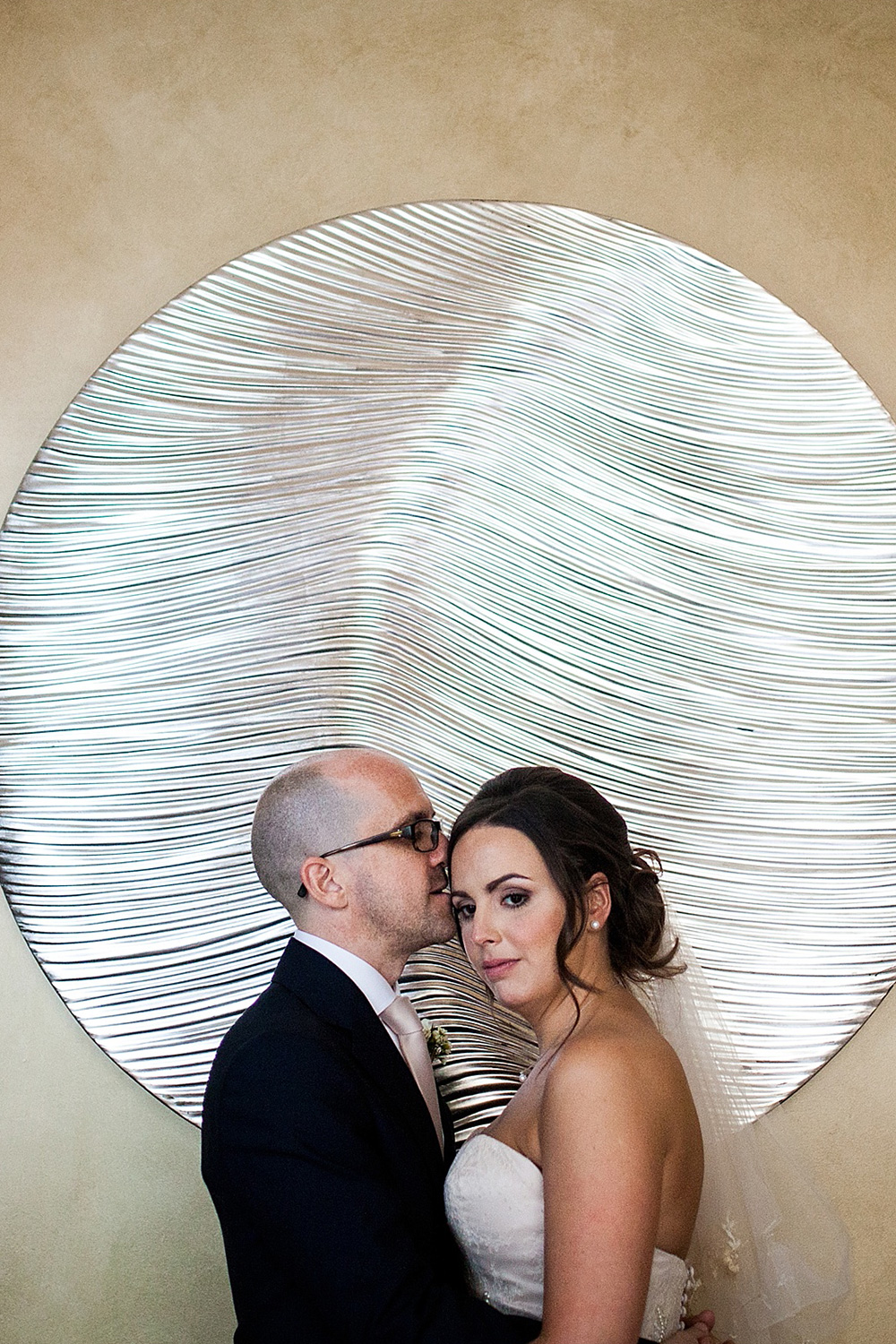 From workmates to husband and wife in Kayleigh and Tim's gold wedding ...