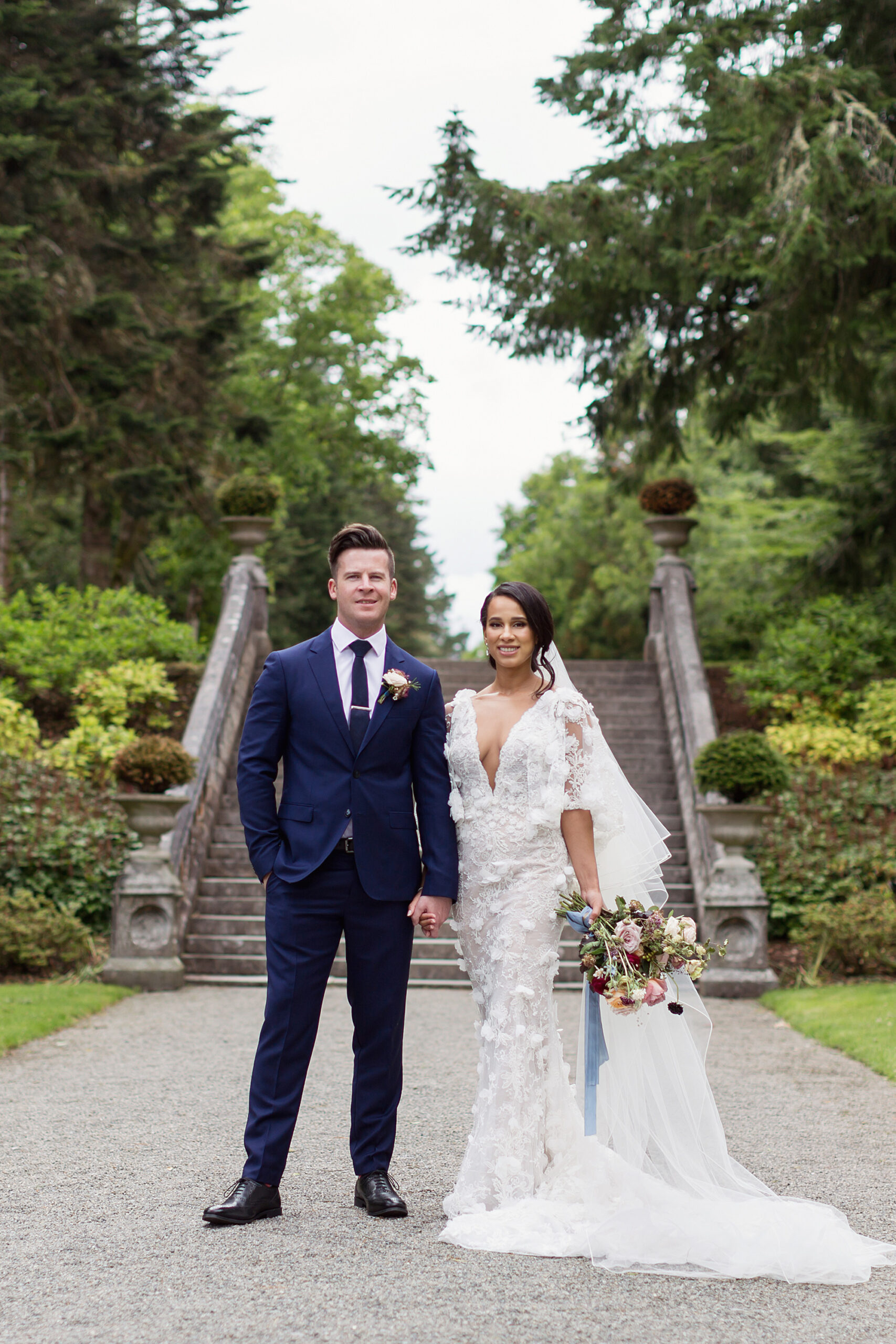 Friends and family reunite for Shauna and Barry's modern romantic ...