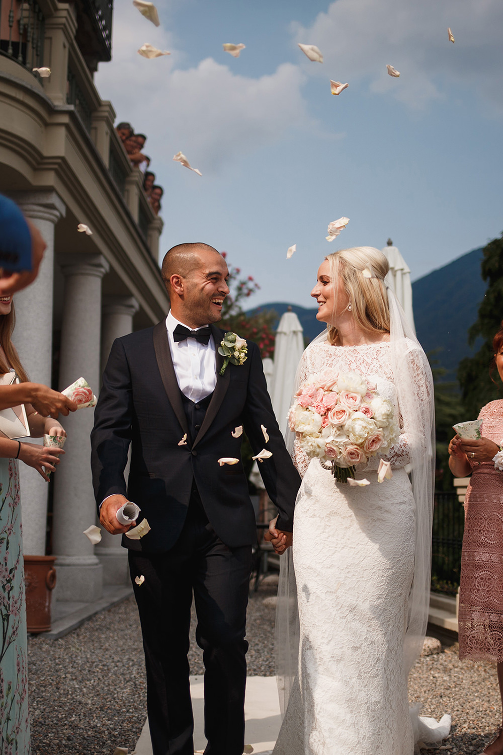 Jo and Mark celebrate love at private Lake Como destination wedding ...