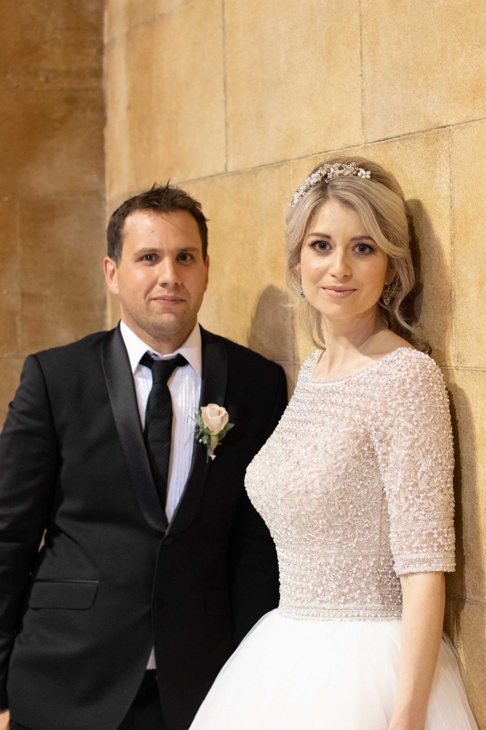 Kate and Sam marry by candlelight at vintage evening wedding | Easy ...