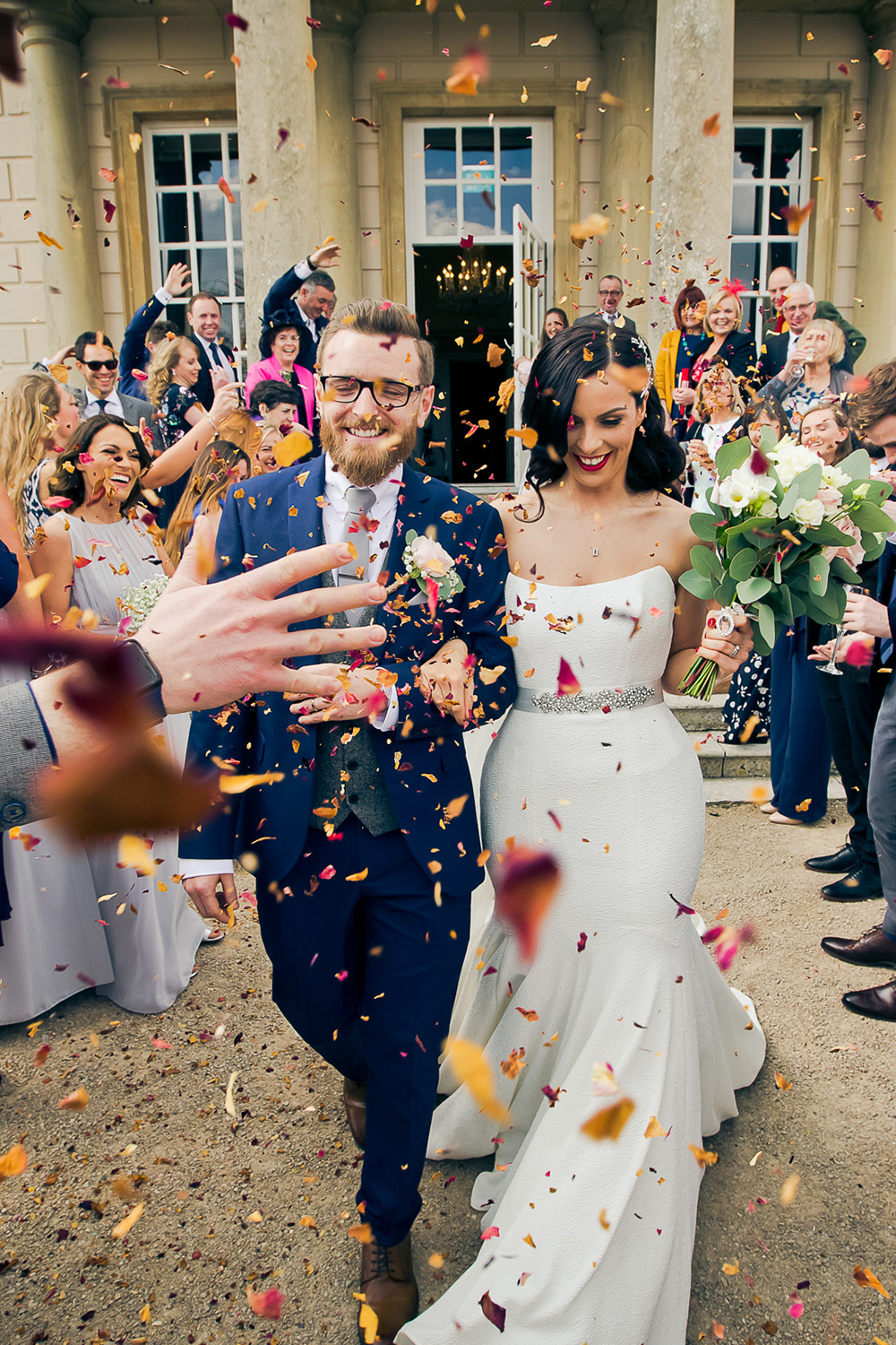 Lisa and Jack hold pretend ceremony ahead of blush pink romantic ...