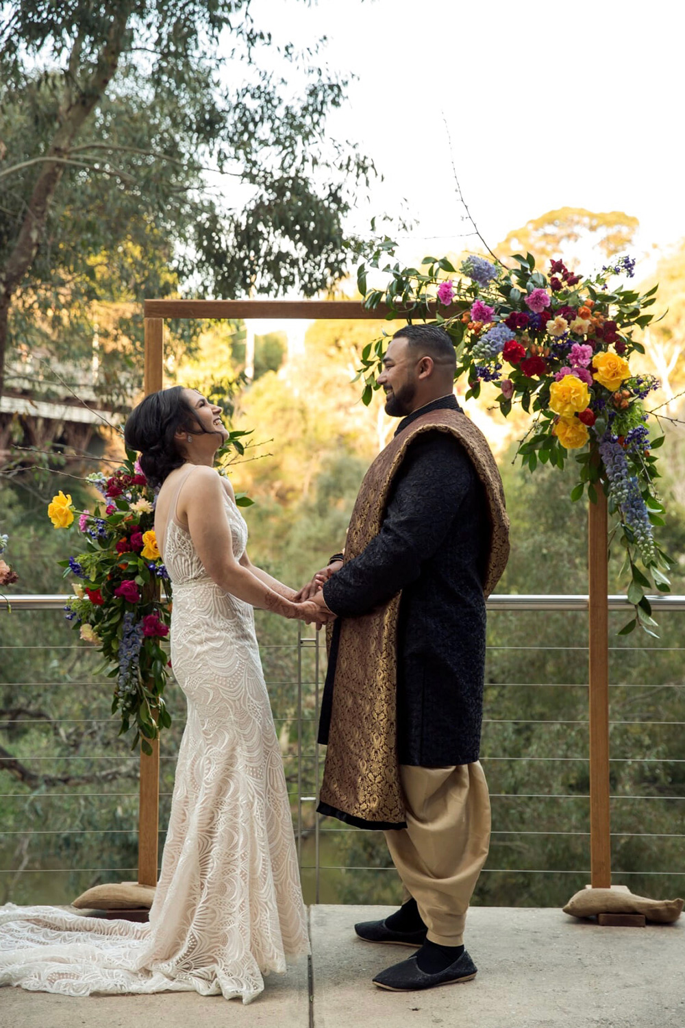 Emma and Protik celebrate love and heritage at cultural fusion wedding ...