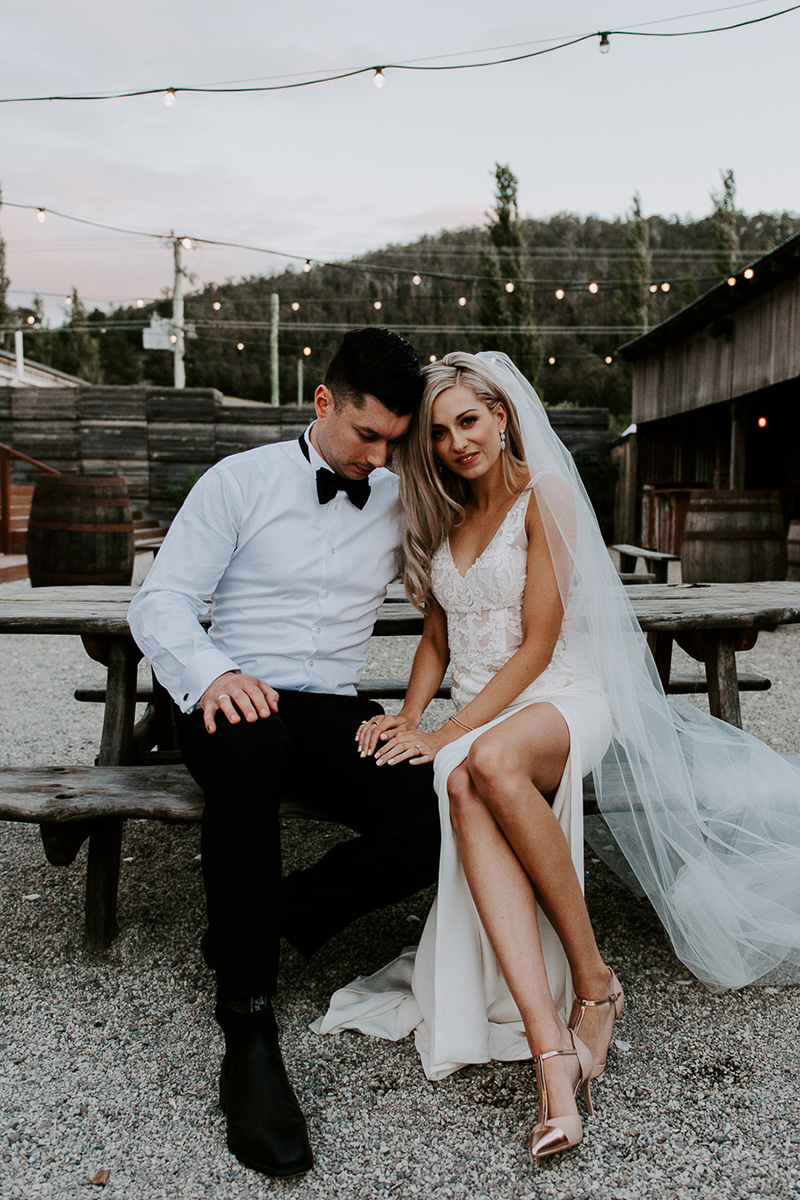 Erin and Hayden return to Apple Isle for romantic barn wedding in ...