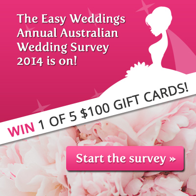 EW's Annual Australian Wedding survey is on | Easy Weddings