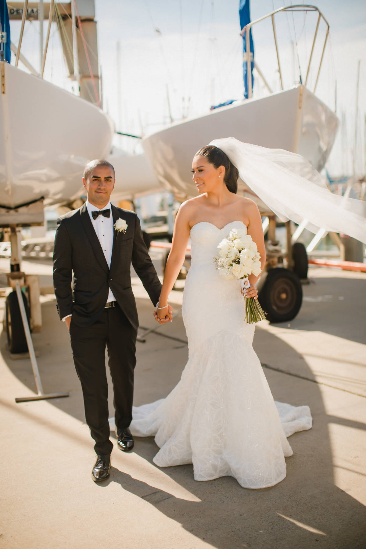 Sunset soiree for Carla and Mauricio's Sandringham Yacht Club wedding ...