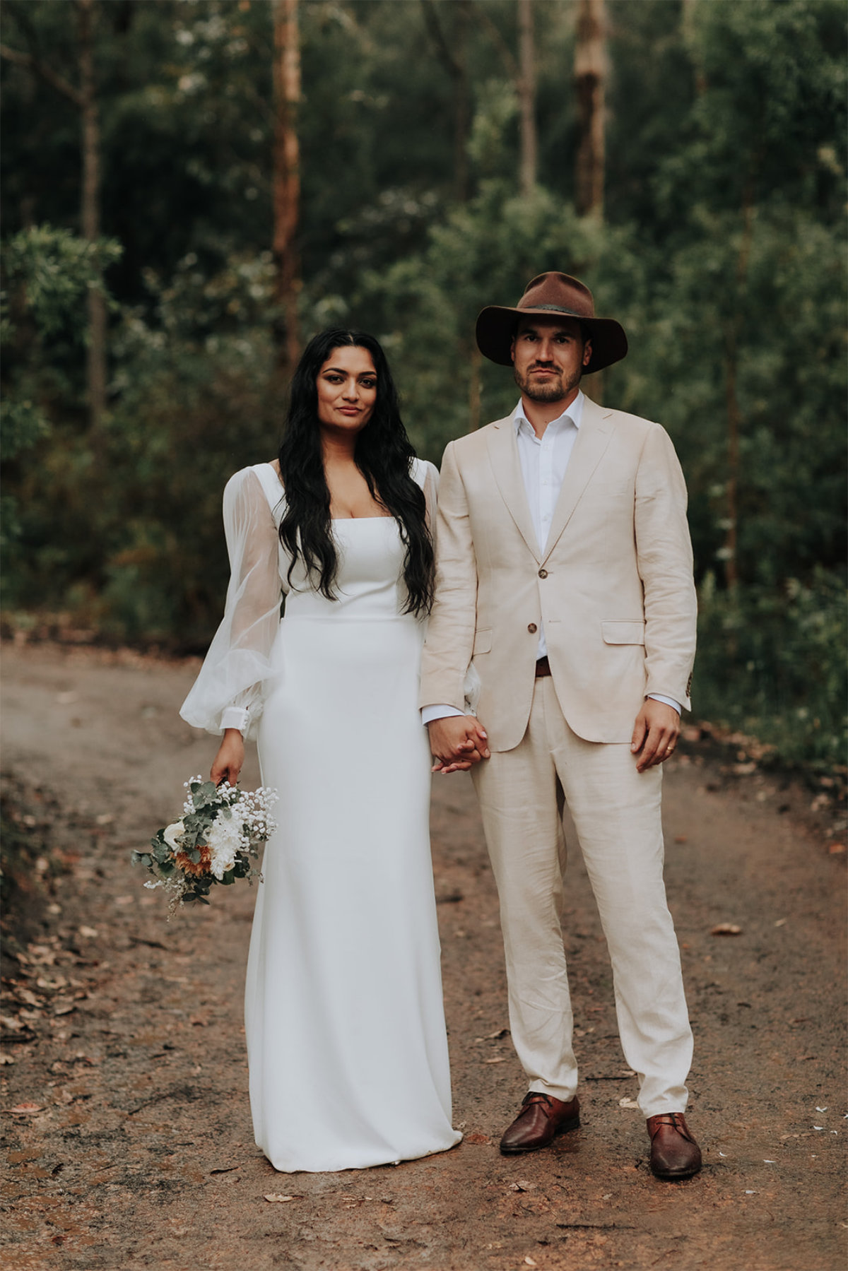Rain or shine: Tenielle and Josip's rustic Denmark wedding