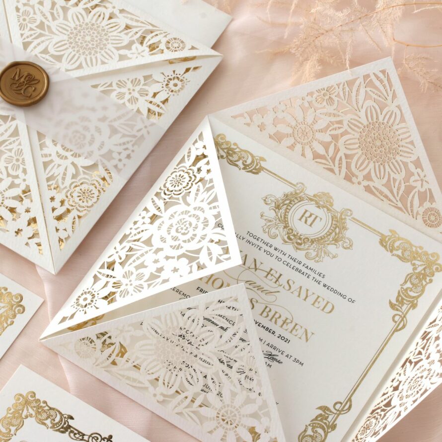Everything you need to know about wedding invitation print finishes ...
