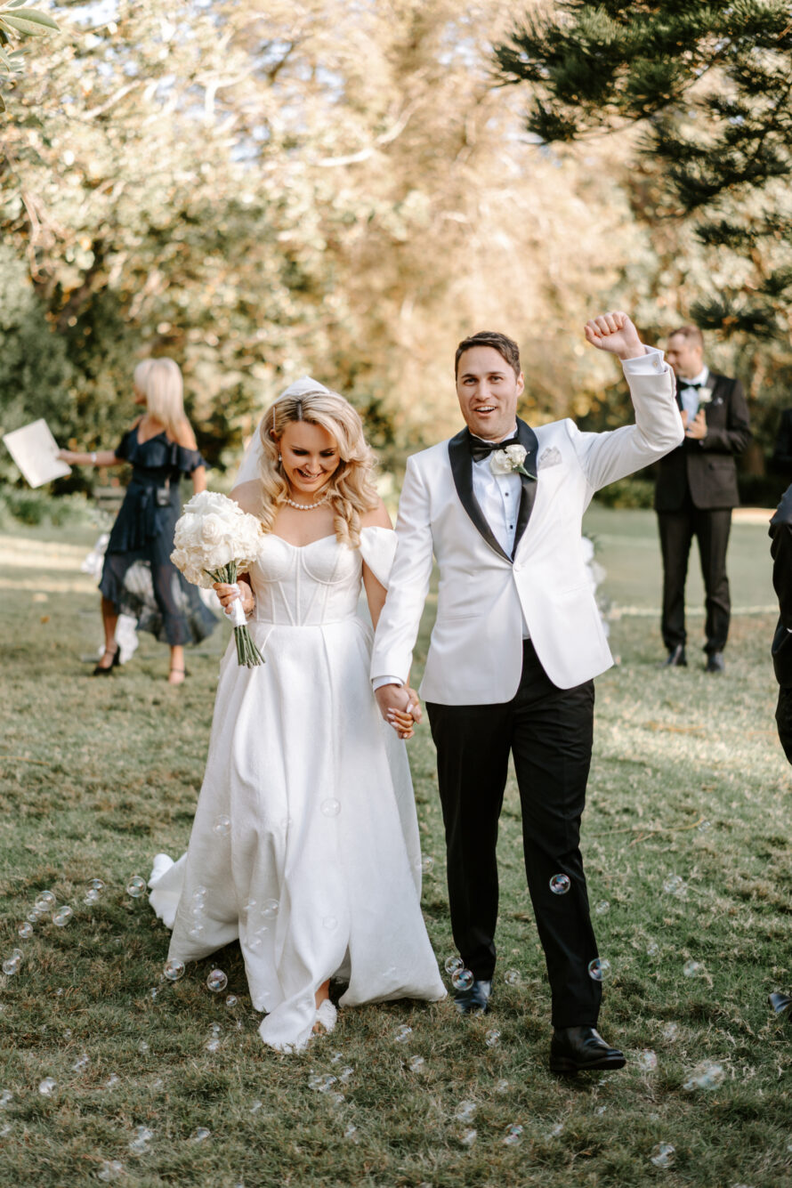 Tayla and Anderson's romantic Vaucluse House wedding